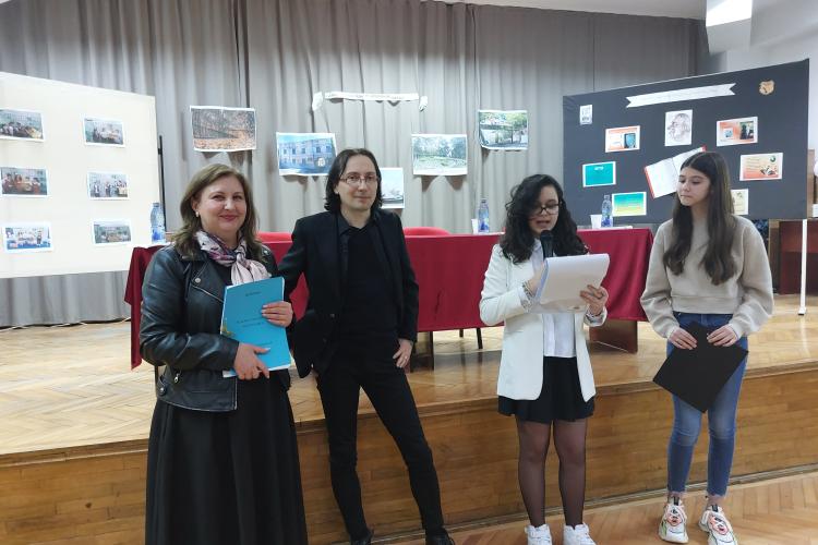 Scriitorul Marian Coman, de vorbă cu elevii Școlii „Fănuș Neagu ...