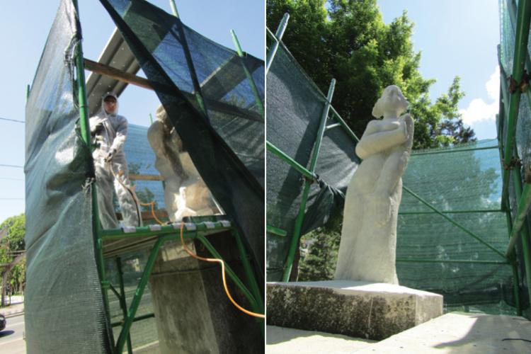 Reîntineresc vechile statui de pe bulevardul Independenţei | Obiectiv ...