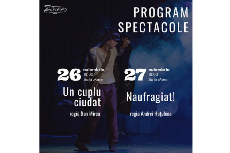 Programul Teatrului “Maria Filotti” din acest weekend: “Un cuplu ciudat ...