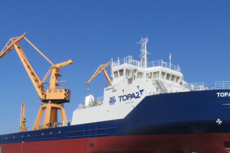 VARD Brăila, încă o lansare de navă din seria Topaz MCV | Obiectiv ...